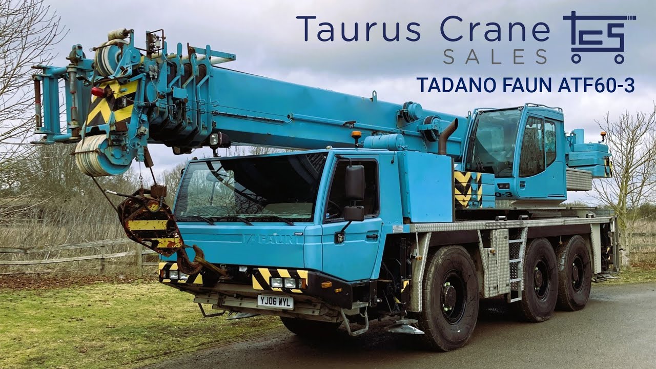Tadano Faun ATF60-3 From Taurus Crane Sales - YouTube