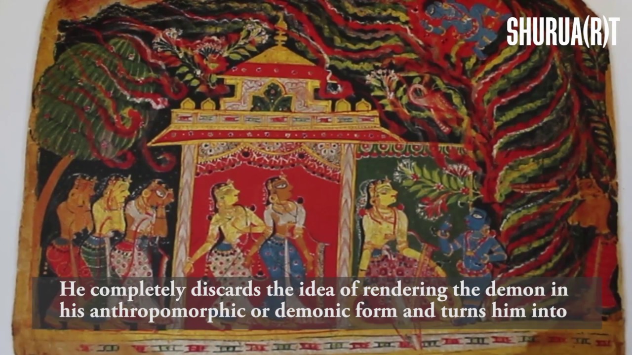 Krishna Subdues Trinavarta, The Whirlwind Demon - YouTube