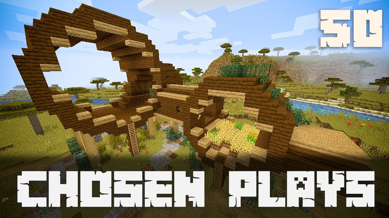 Chosen Plays Minecraft 1.13 Ep. 50 Expanding The Cylinder Build - YouTube