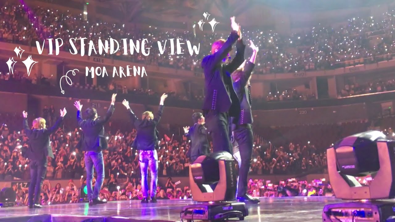 mbc in manila | vip standing view + fancams (moa arena) - YouTube