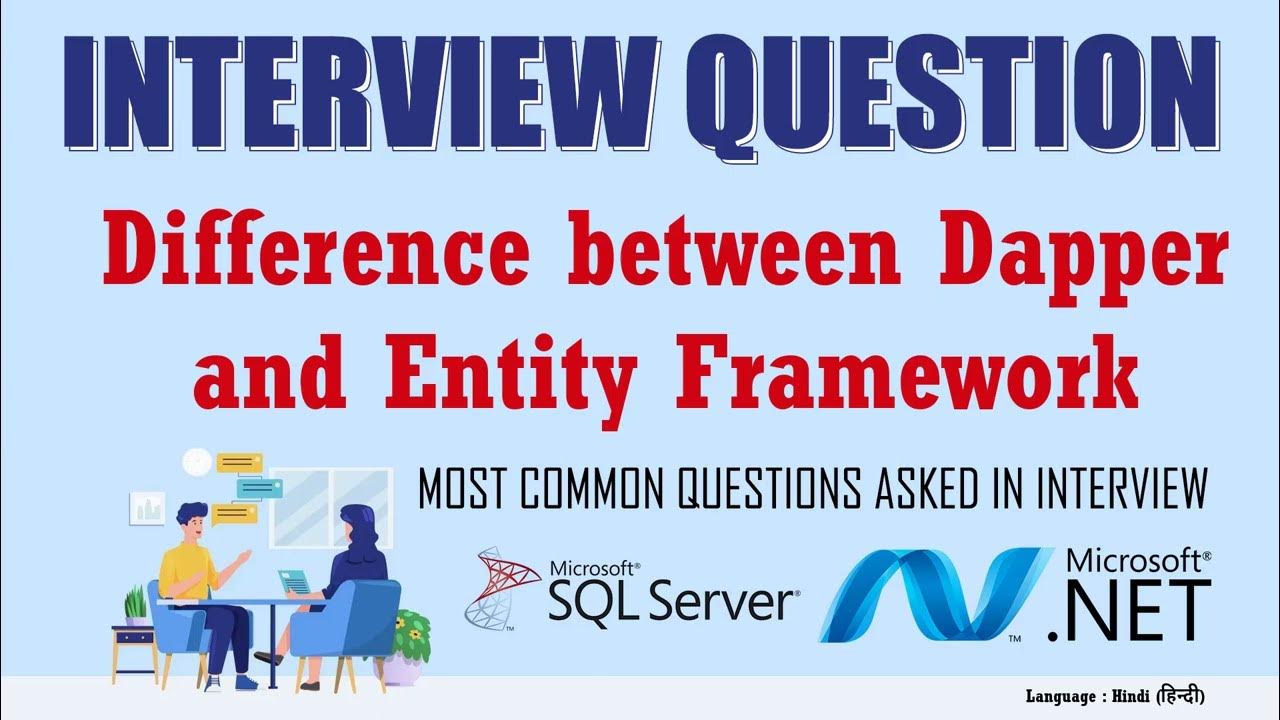 Difference between Dapper and Entity Framework - YouTube