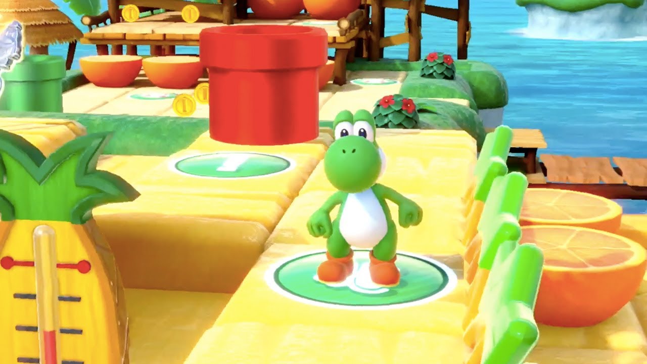 Super Mario Party - Watermelon Walkabout (Yoshi, Monty Mole, Koopa ...