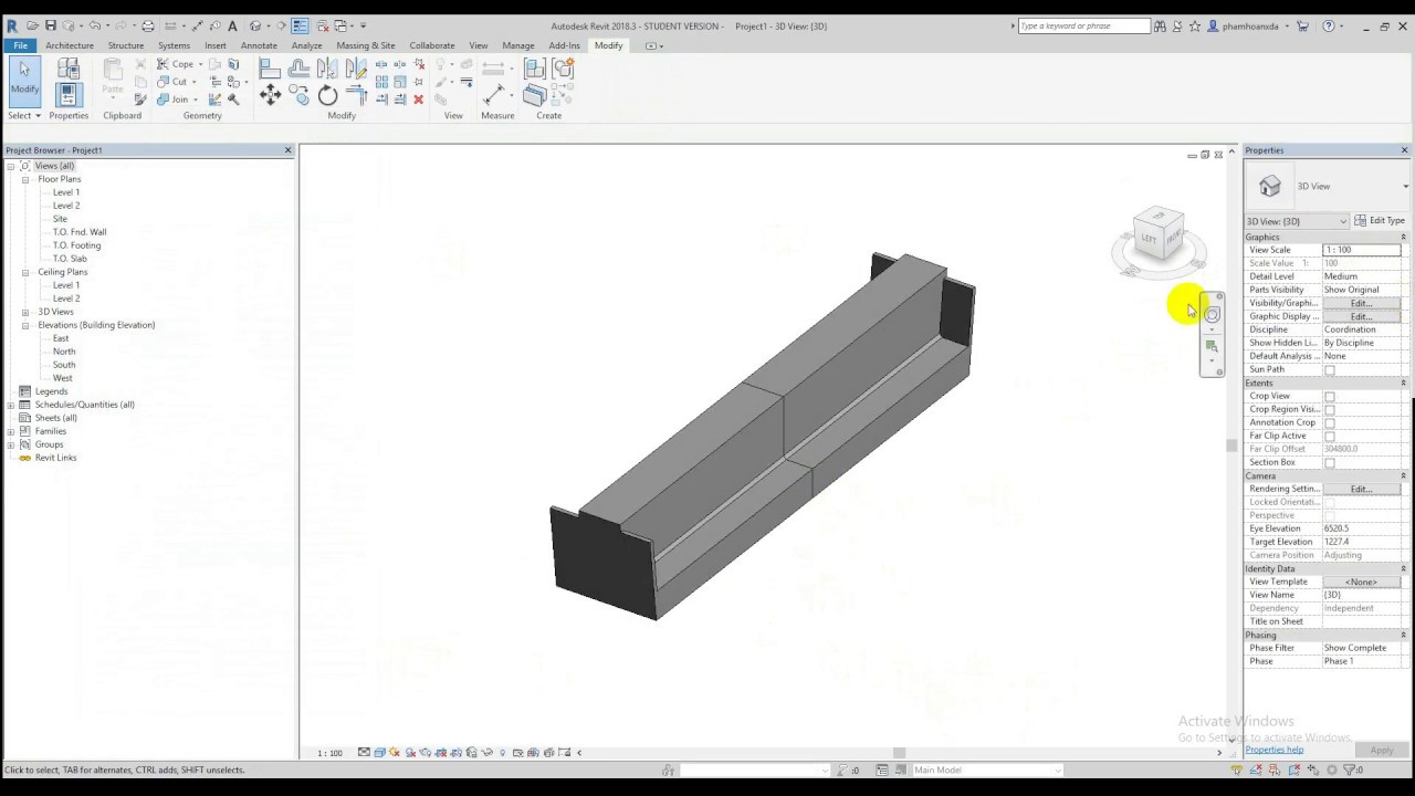 Dựng Xà Mũ Cầu bằng Revit - Pier Head Revit - YouTube