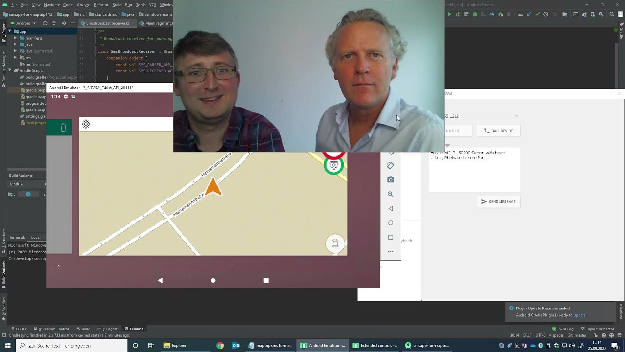 How to start a GPS Navigation with a text message (sms) - YouTube