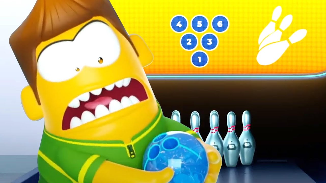 Bowling Cartoon Video and Animated Funny Show for Children - YouTube