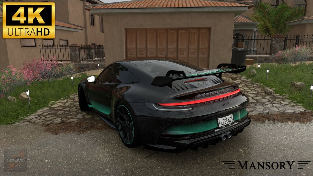 Porsche 911 GT3 MANSORY - Forza Horizon 5 | STEERING WHEEL GAMEPLAY ...