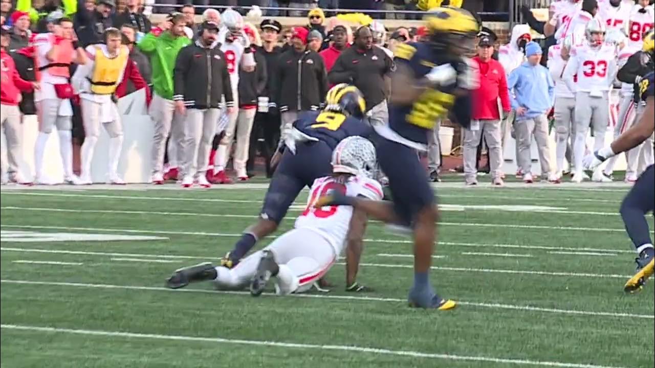 Watch Rod Moore Made The Game Winning Interception To Seal Michigans