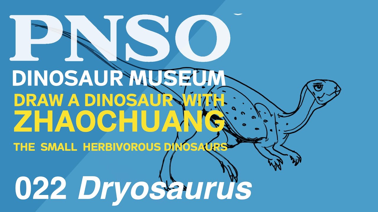 022 Dryosaurus | DRAW A DINOSAUR WITH ZHAOCHUANG Season II - YouTube