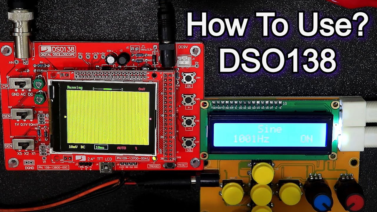 How to use DSO138 Oscilloscope? - YouTube