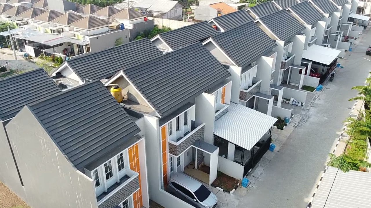 Rumah 2 lantai Panorama Sepatan drone view - YouTube