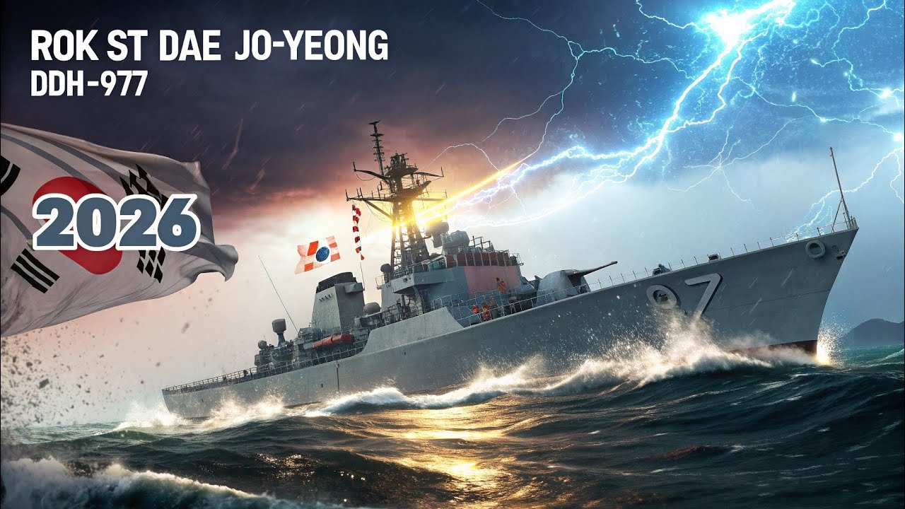 “2026 ROKS 대조영함 DDH-977 – 대한민국 구축함 전력의 새로운 기준! | 풀 스피치 분석 ⚓🔥” - YouTube