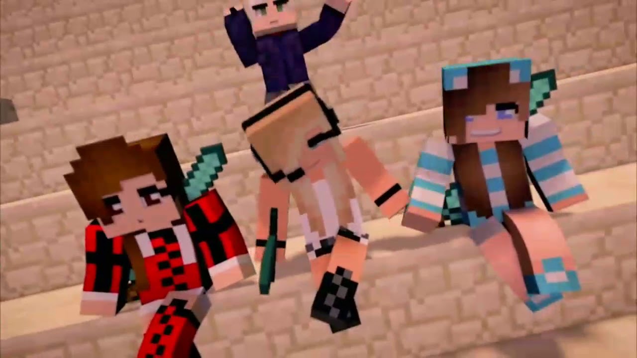 MINECRAFT JAMS PSYCHO GIRLS (ENGLISH) MY PRO #1 - YouTube