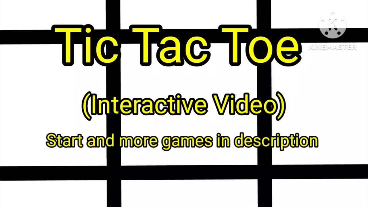 Interactive Tic Tac Toe Video - YouTube