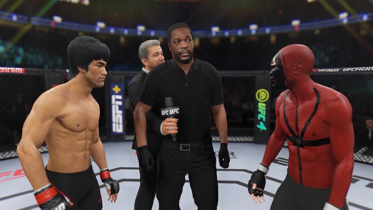 Pink Soldier vs. Bruce Lee - EA Sports UFC 4 - Epic Fight - YouTube