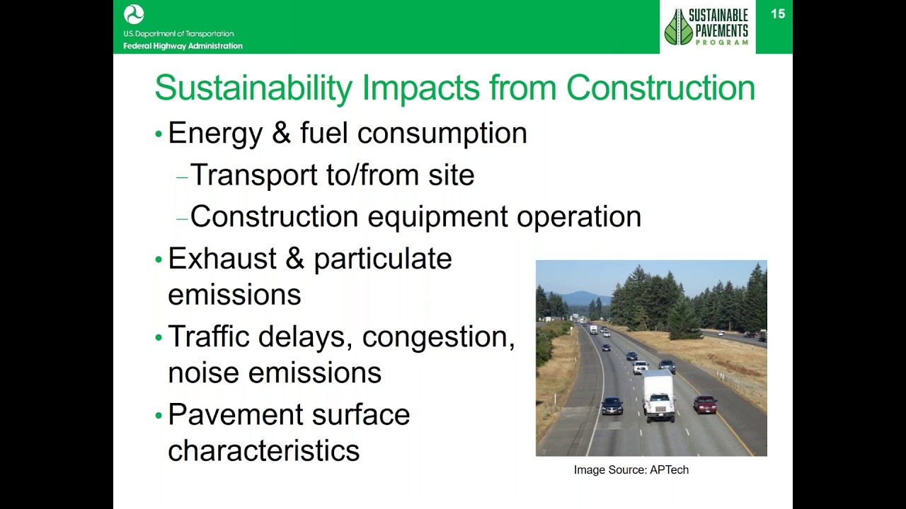 Sustainable Pavement Construction - YouTube