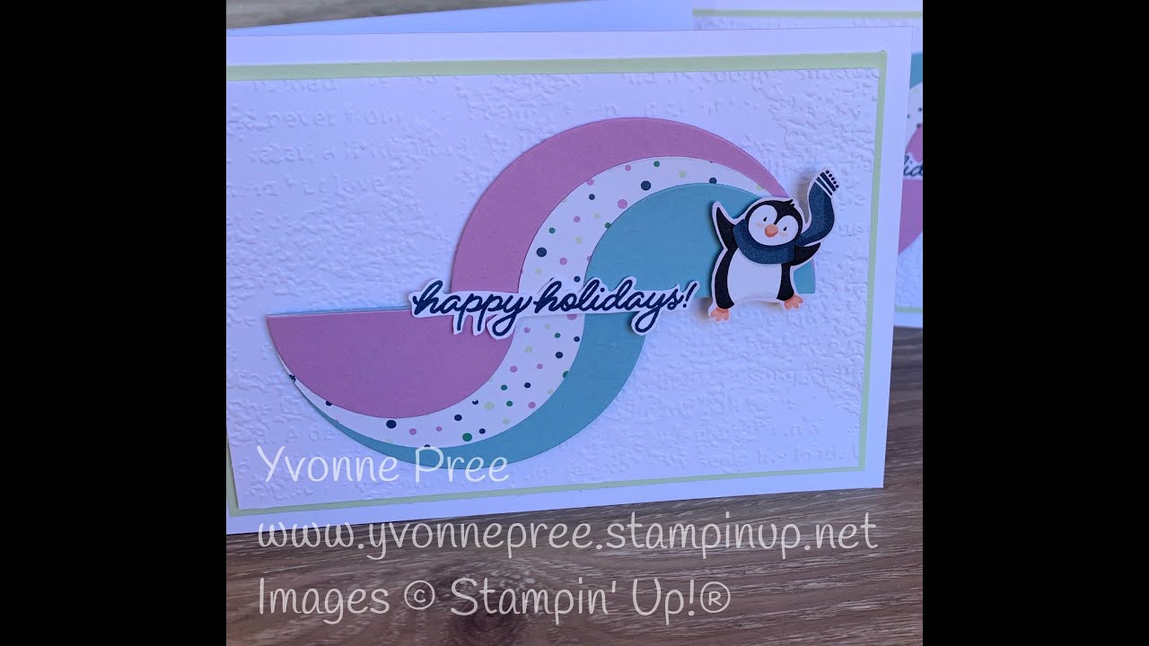 How to Make a Layering Circles Technique Card - YouTube