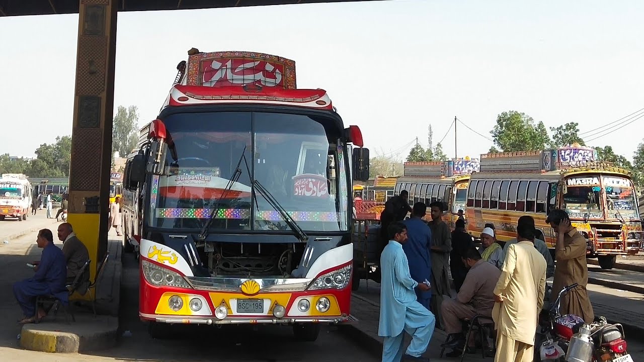 Sialkot to Sadiq abad brasta Faisal abad|Niyaz bus service - YouTube