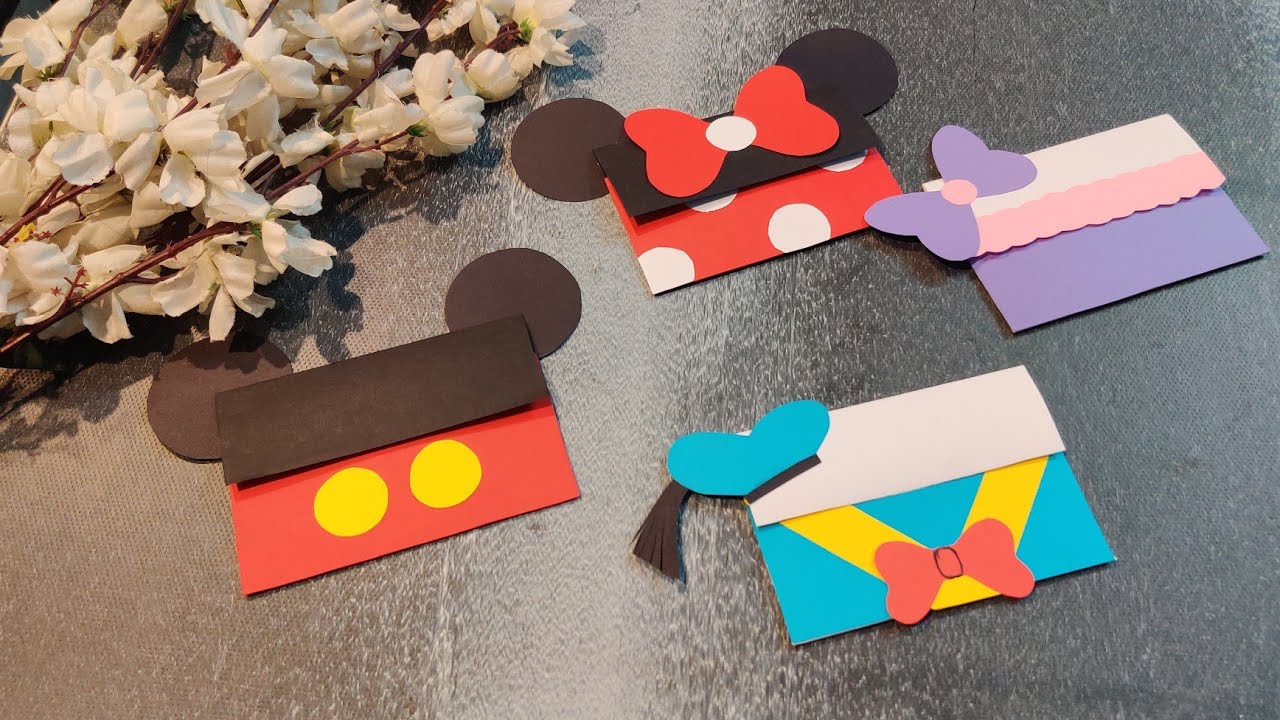 DISNEY THEME GIFT ENVELOPE | MICKEY MOUSE | MINNIE MOUSE | DAISY DUCK ...