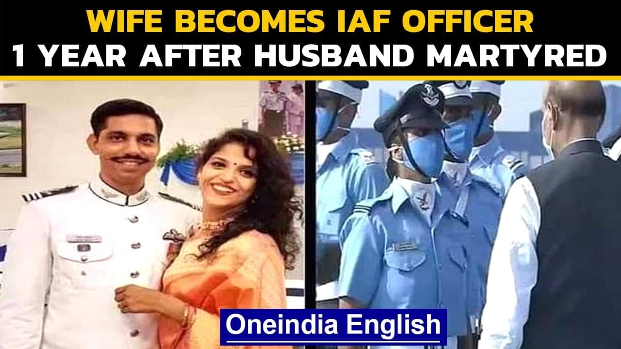Garima Abrol, wife of martyred Squadron leader Samir Abrol is an IAF ...