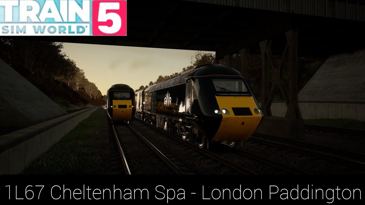 1L67 Cheltenham Spa - London Paddington | Great Western Express Train ...