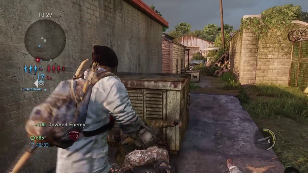 Tlou Remastered bow gameplay #8 - YouTube