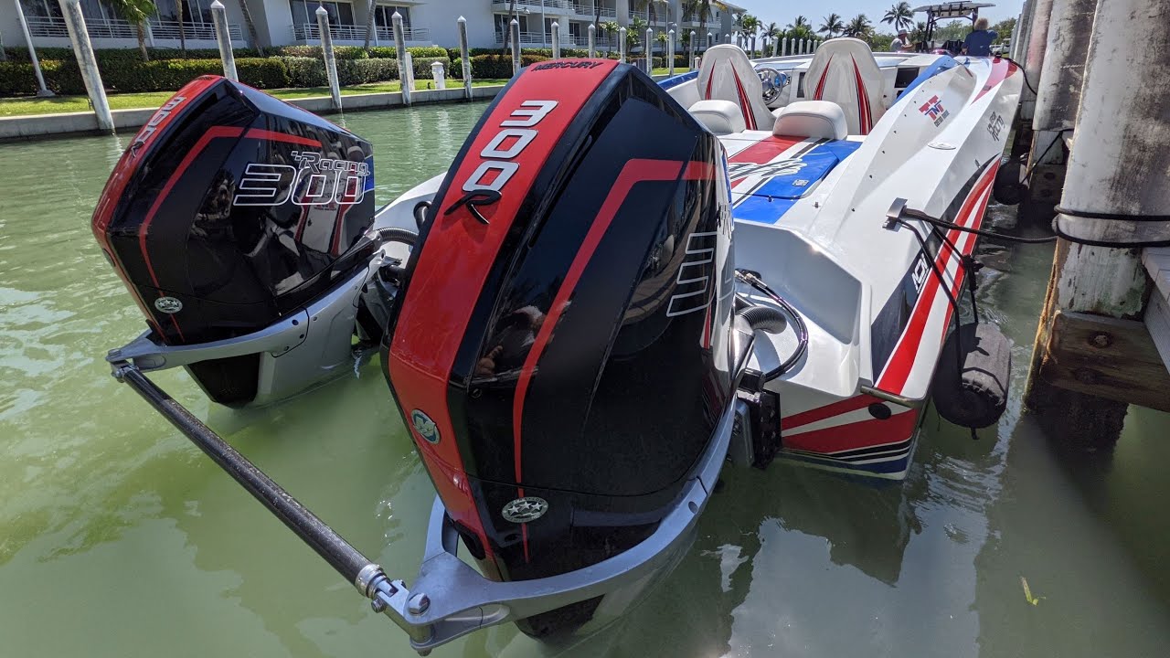 New Mercury Racing AMS 300R Outboard First Look and Overview - YouTube