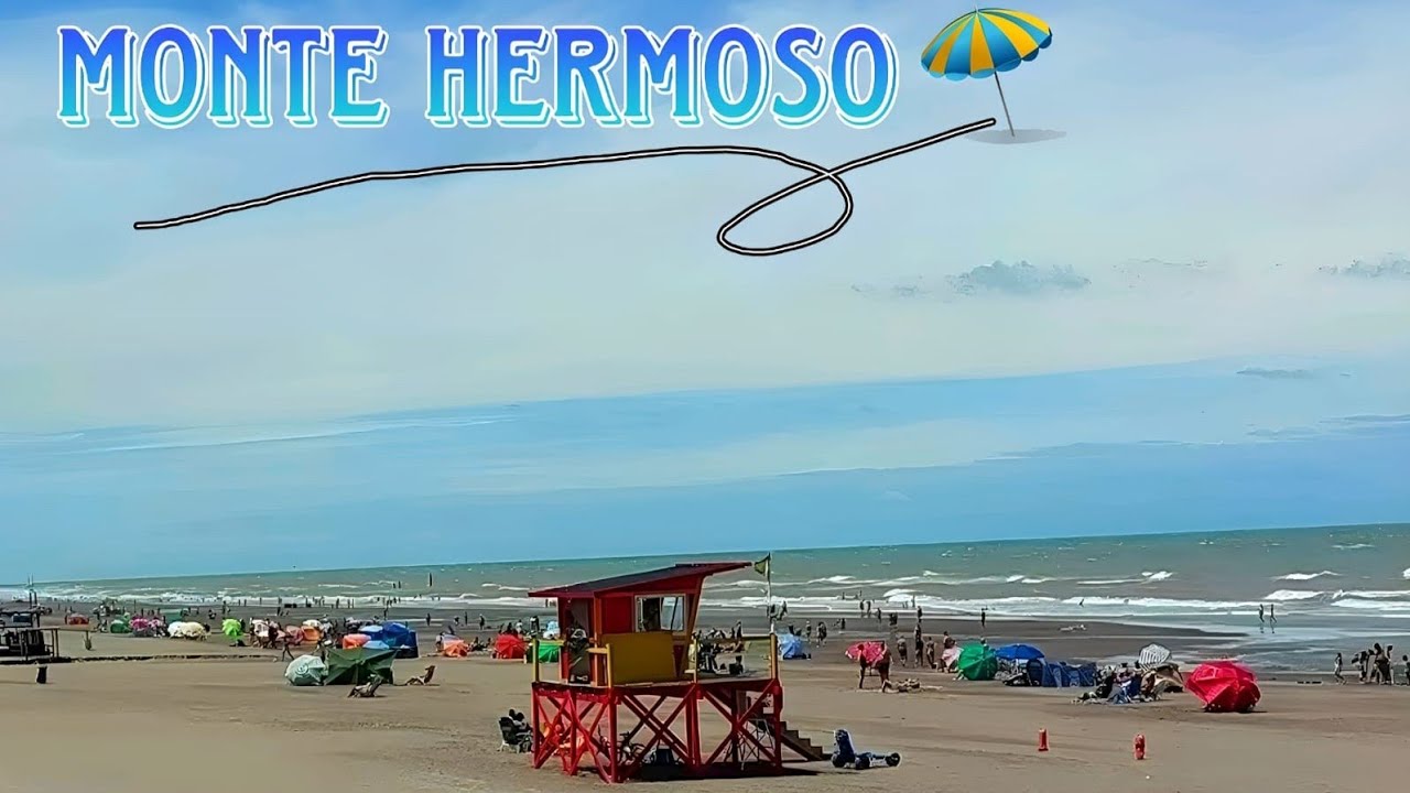 MONTE HERMOSO tiene las playas mas lindas de la costa 🏖 - YouTube