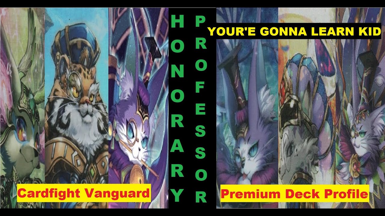 Cardfight Vanguard Great Nature Honorary Professor Deck Profile Premium ...