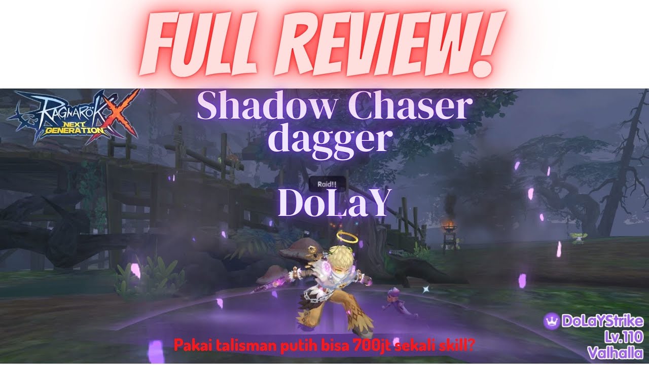 Review + Guide Shadow Chaser Dagger! 700m 1 skill is real! RoX - YouTube