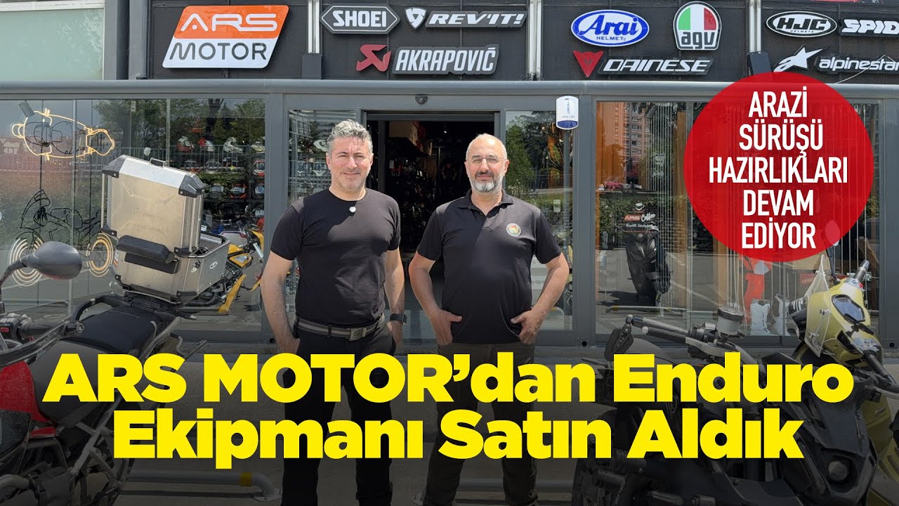 ARS Motor'dan Enduro Ekipmanları Satın Aldık | Arazi Sürüş Ekipmanları ...