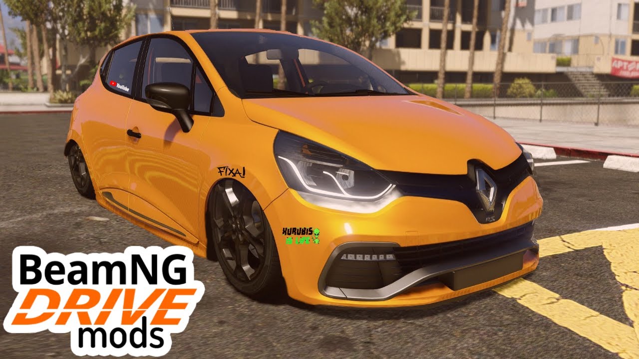 BeamNg.drive Mod Renault clio 2013 - YouTube