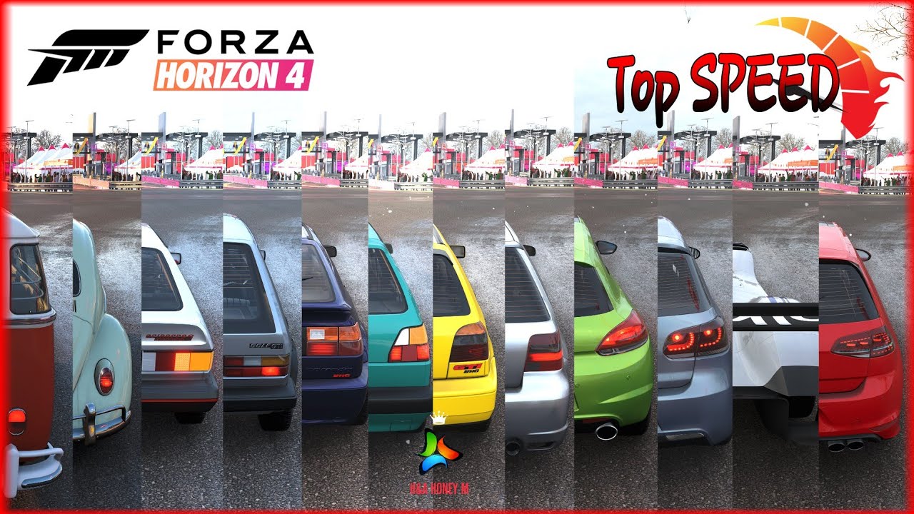 Forza Horizon 4 Top 10 Fastest VW | All VW (VolksWagen) Stock Cars ...