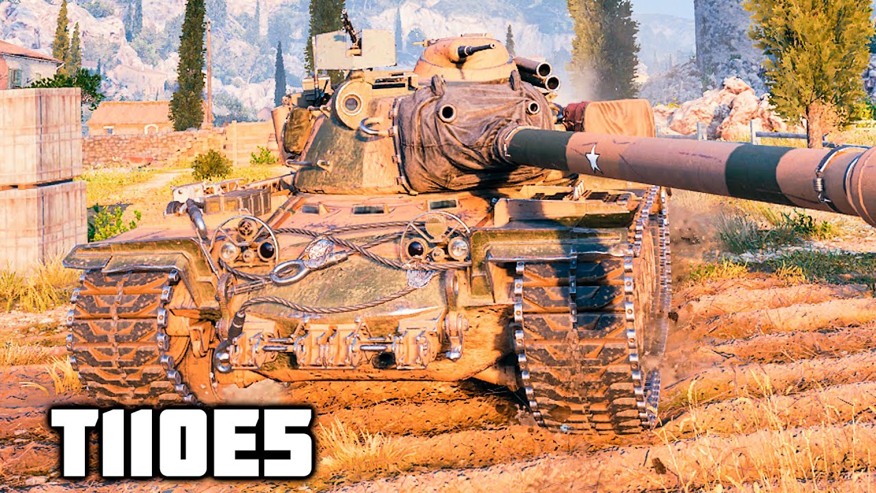 T110E5 WoT - 4 Kills, 10,1K Damage - YouTube