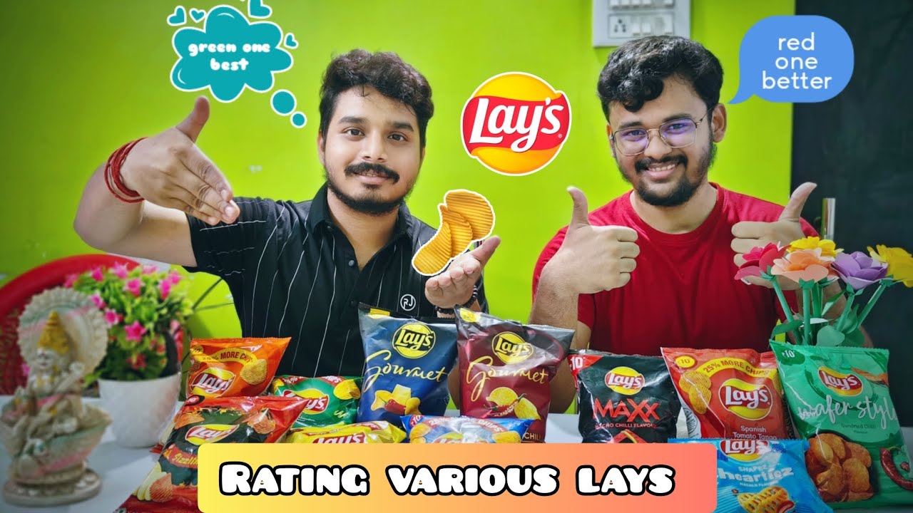 TRYING EVERY LAY'S FLAVOUR 🤤😵‍💫. || FOOD RATING || TATHAGATA SAHA - YouTube