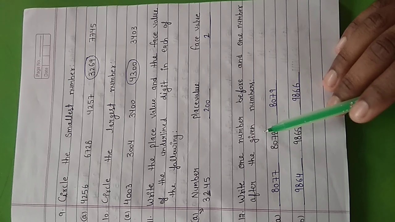 Mathematics, class-4, chapter-1 - YouTube
