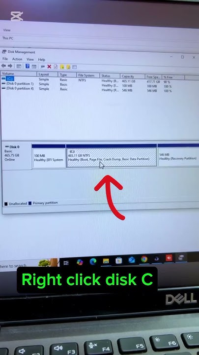 How to create new disk partition in windows 11 । #computertricks #shorts #ytshorts # ...