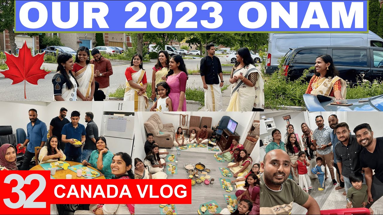 Our Second Onam in Canada l Onam Celebration 2023 l Canada Vlog 32 l ...