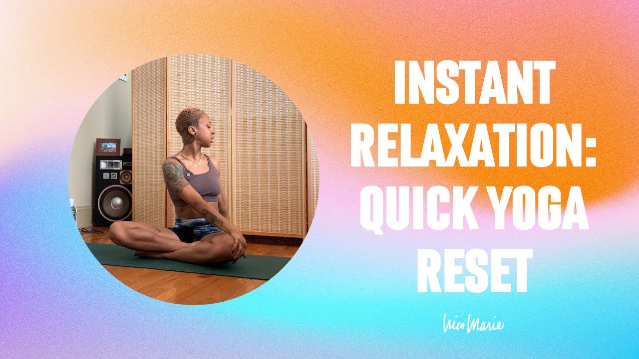 Instant Relaxation: Quick Yoga Reset | 5 Minutes - YouTube