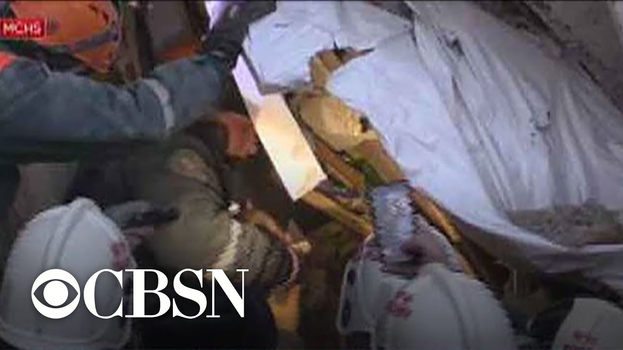 Baby rescued from rubble 35 hours after Russian apartment collapse ...