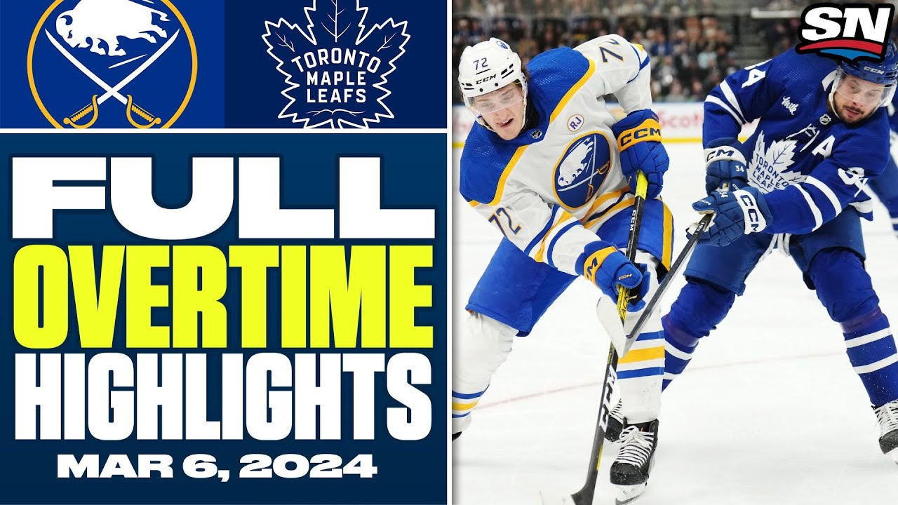 Buffalo Sabres at Toronto Maple Leafs | FULL Overtime Highlights ...