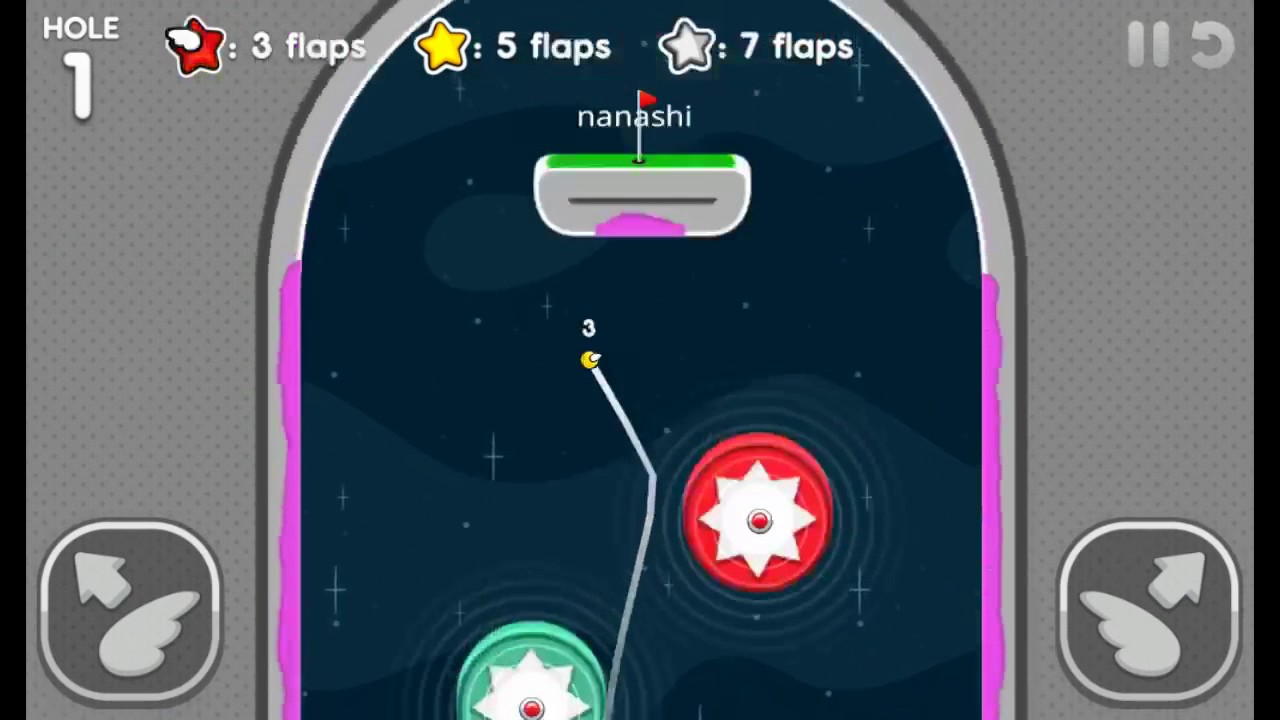 Flappy Golf 2 - Pinball Land Hole 1 (3 Flaps) - YouTube