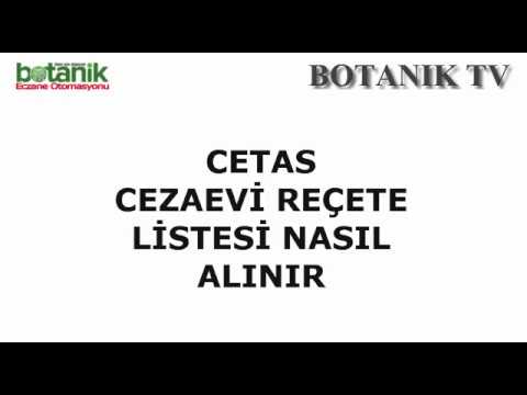 CETAS Recete Listesi Nasil Alinir