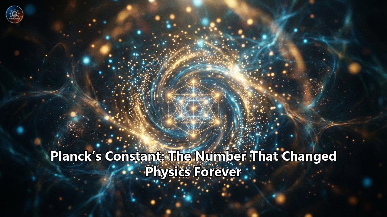 Planck’s Constant: The Number That Changed Physics Forever - YouTube