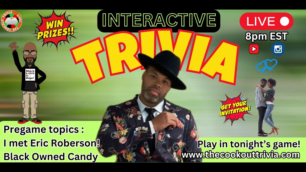 Black Trivia Night: Meeting Eric Roberson & Spotlight on Black-Owned ...