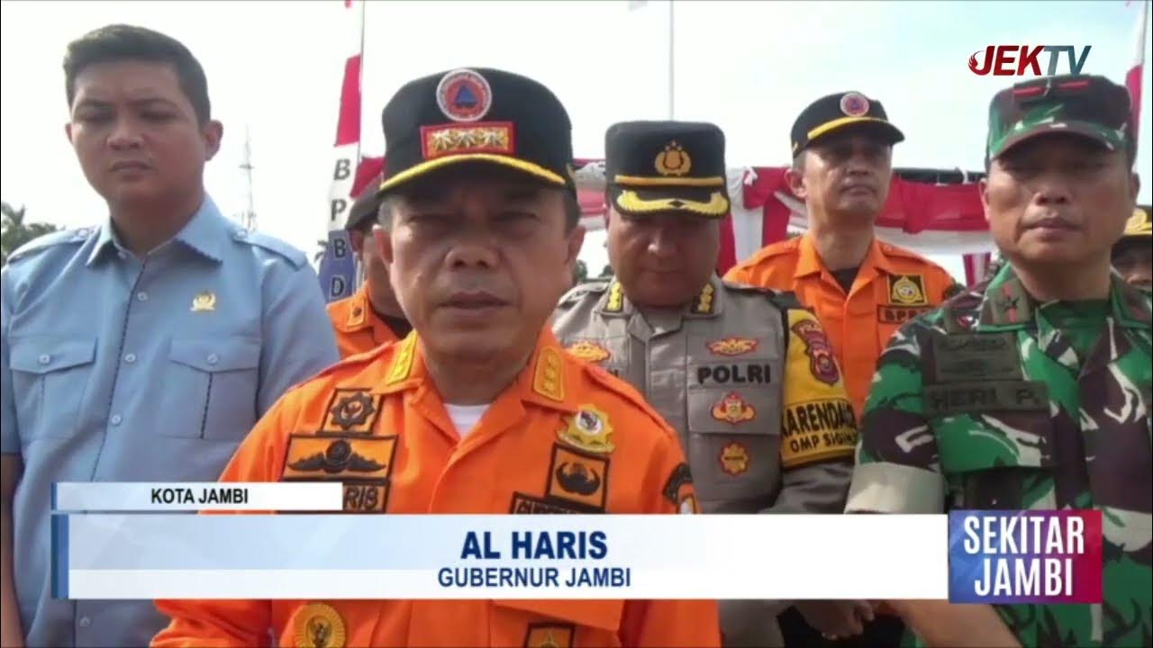 GUBERNUR AL HARIS TEKANKAN PENTINGNYA ANTISIPASI SEBELUM TERJADINYA BENCANA - YouTube