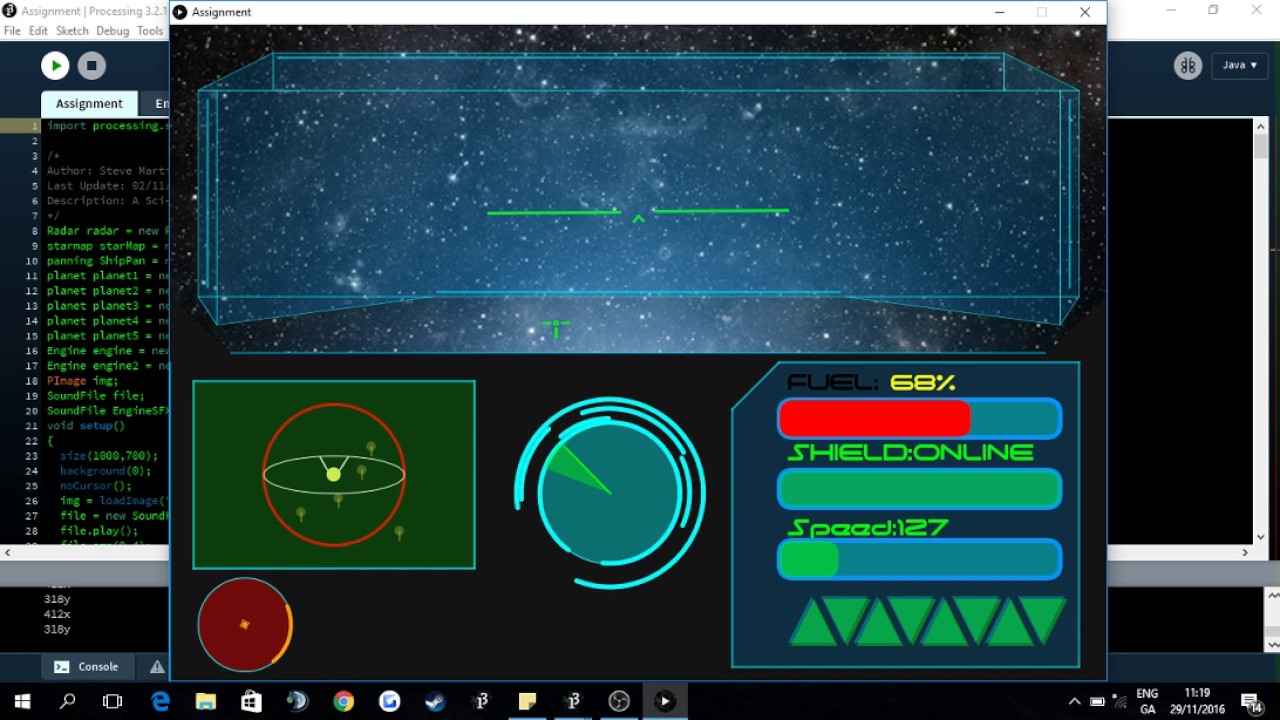 Sci Fi Processing UI - YouTube