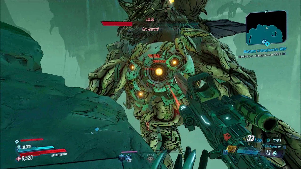 borderlands 3 - fl4k post-nerf vs graveward (hellwalker, night hawkin, lyuda) [TVHM mayhem 3 ...