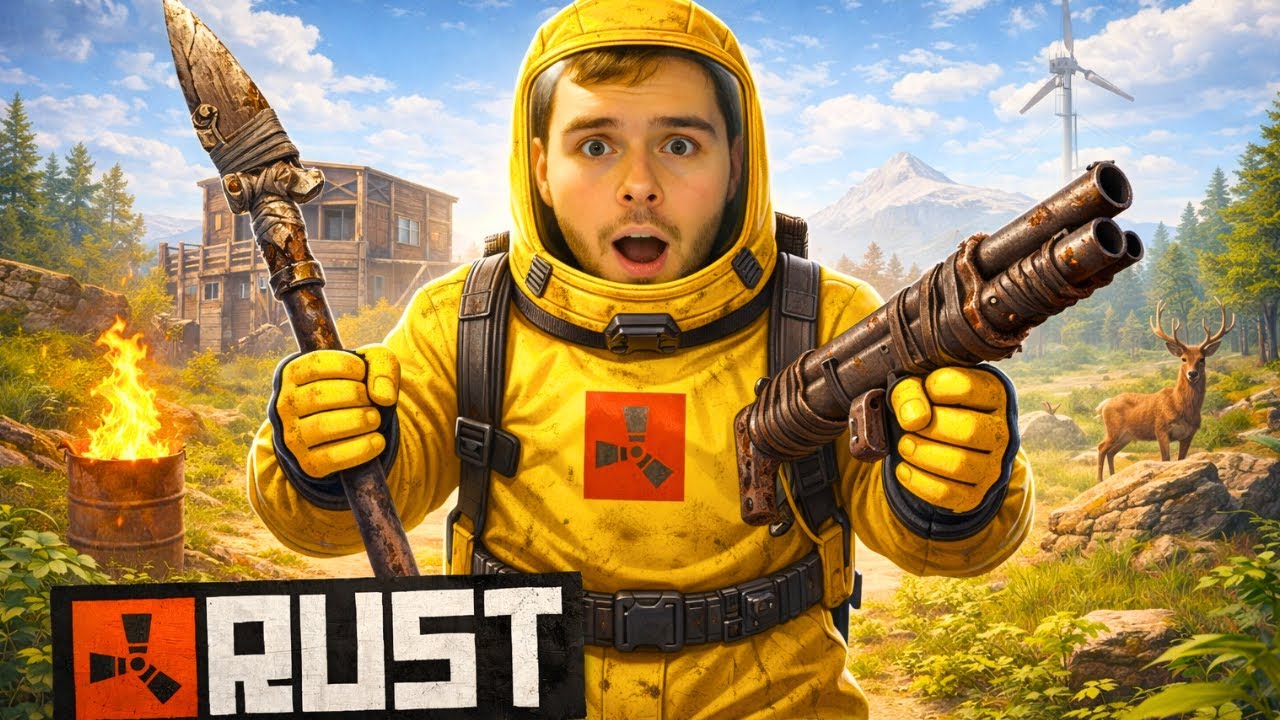 A Beginner's Survival in Rust 😂 (Live Rust) - YouTube