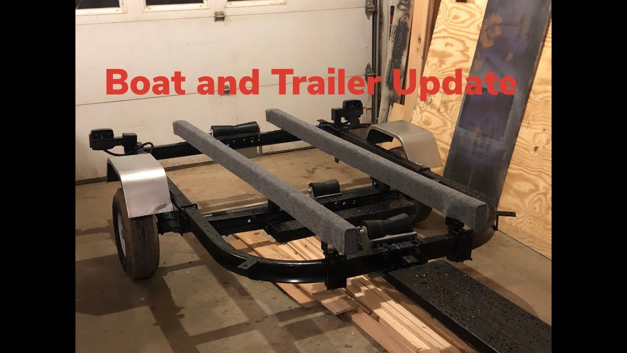 Boat Rebuild Part 2, Update on Boat Hull and Working on Trailer - YouTube