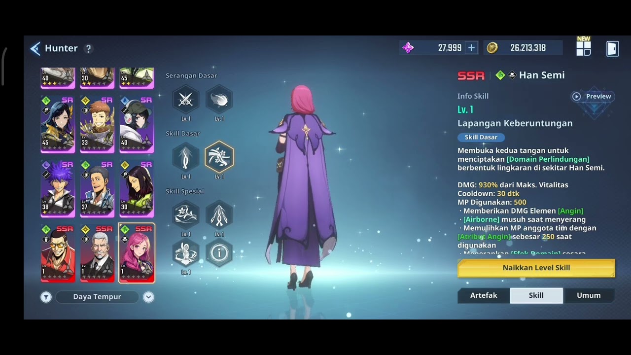 Gacha Han Semi,Sumpah Wangi Banget | Solo Leveling Arise - YouTube